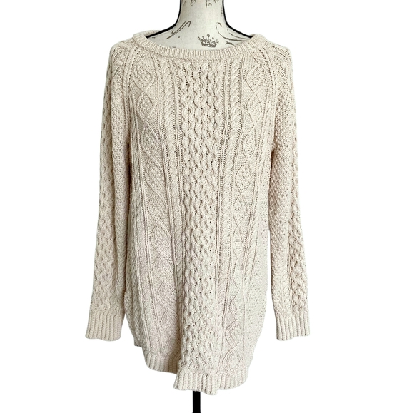 L.L. Bean | Sweaters | Ll Bean Signature Cotton Fisherman Sweater L ...
